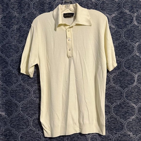 arrow cavalier | Shirts | Arrow Cavalier Cream Golf Polo Shirt Size ...